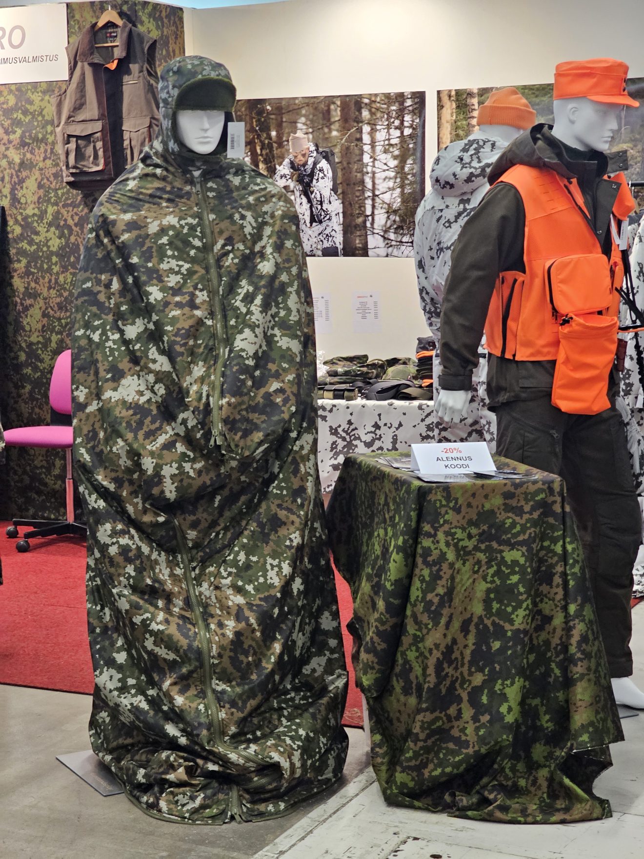 Finnish Military Camo Jacket M05 Woodland Camouflage