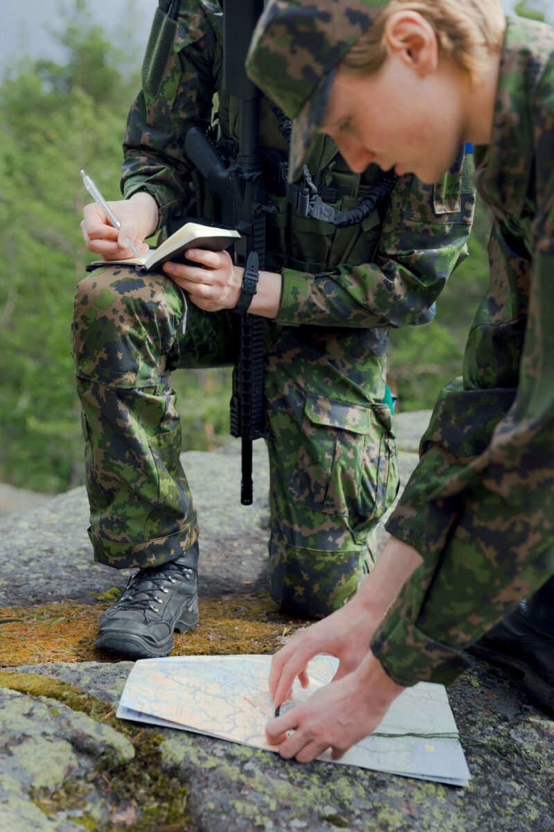M05 Finnish Military Camo Jacket Woodland Camouflage